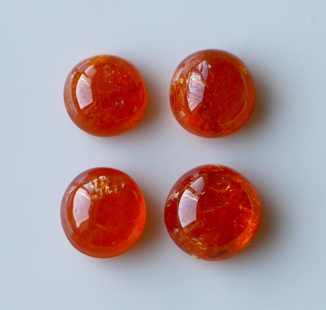 Yahoo!オークション - 天然石 23.7ct スぺサルタイトガーネット オーバ...