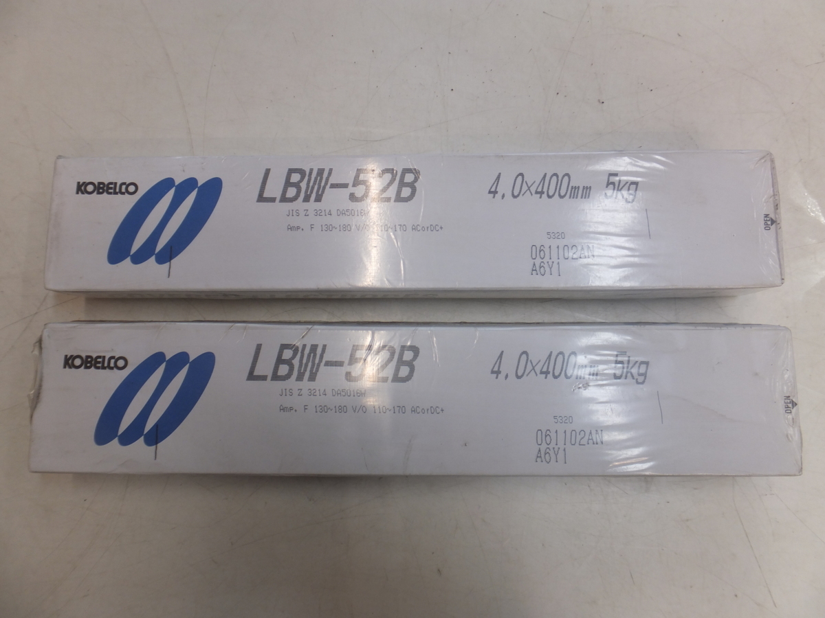 Yahoo!オークション - 未使用 神戸製鋼 KOBELCO 溶接棒 LBW-52B 4.0×4...