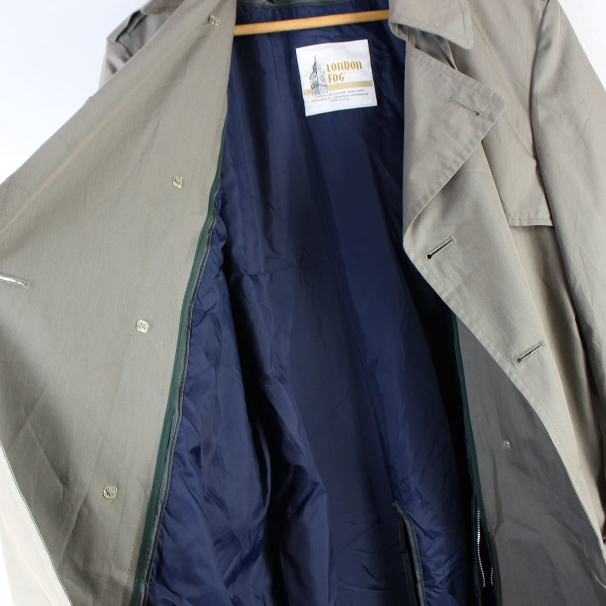 USA VINTAGE LONDON FOG BELTED TRENCH COAT WITH LINER USA VINTAGE LONDON FOG BELTED TRENCH COAT WITH LINER