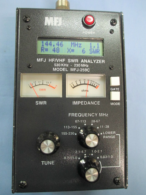 Yahoo!オークション - MFJ MFJ−259C HF/VHF SWR ANAL...
