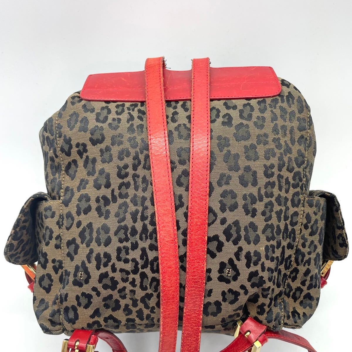 1円《絶版未使用級》FENDI フェンディ レオパード リュック 1円《絶版未使用級》FENDI フェンディ レオパード リュック