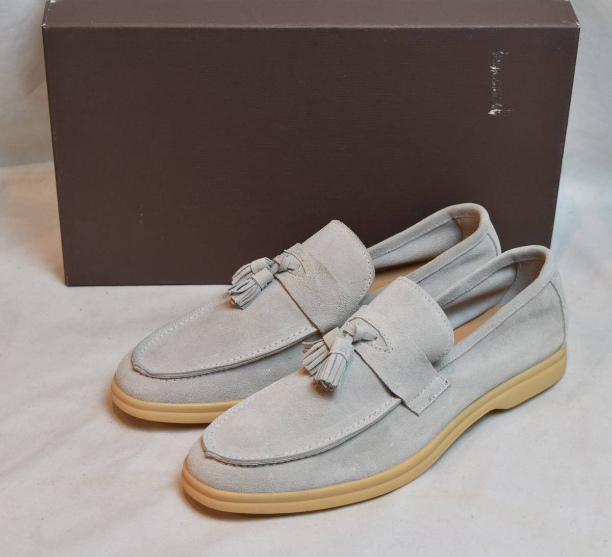 Yahoo!オークション - BOEMOS ボエモス タッセルローファー オフホワイ...