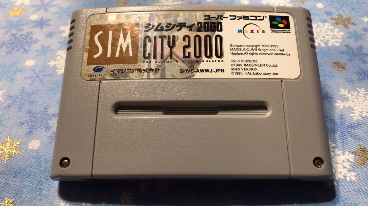 Yahoo!オークション - シムシティ 2000 CITY 2000 SFC ソフト スーファ...