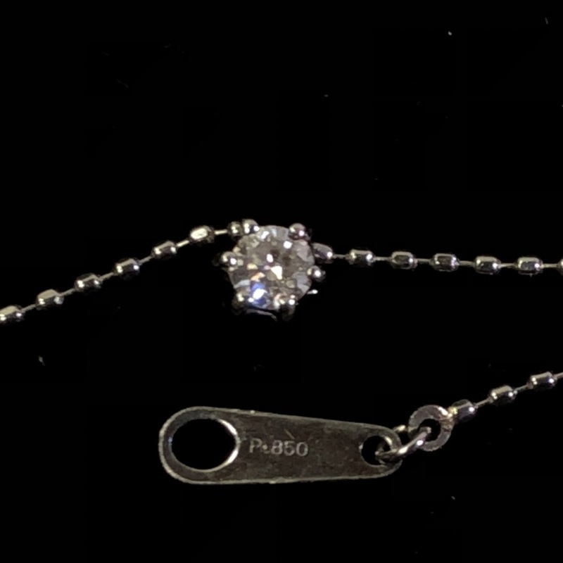 Yahoo!オークション - 1円スタート 一粒ダイヤ PT850 PT900 プチダイ...