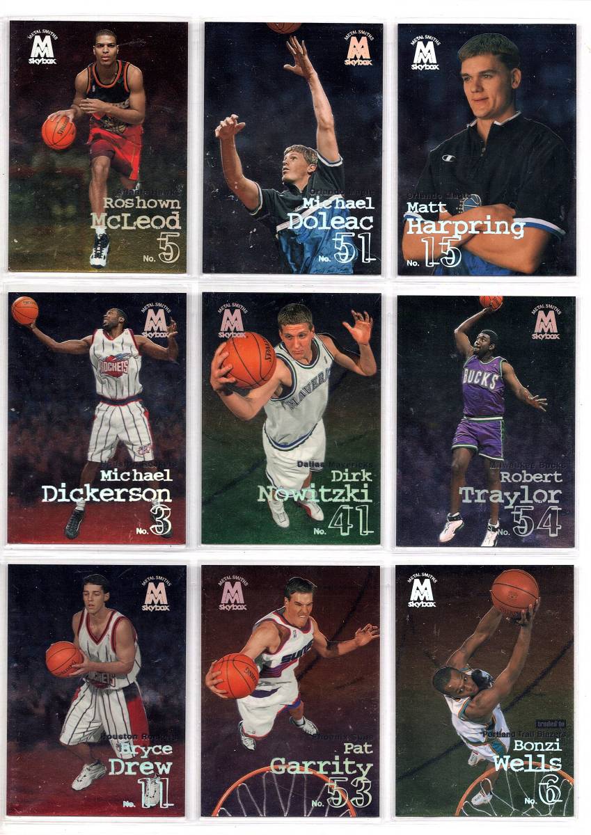 Yahoo!オークション - NBA 96-97 Sky Box MOLTEN METAL レギュラーカー...