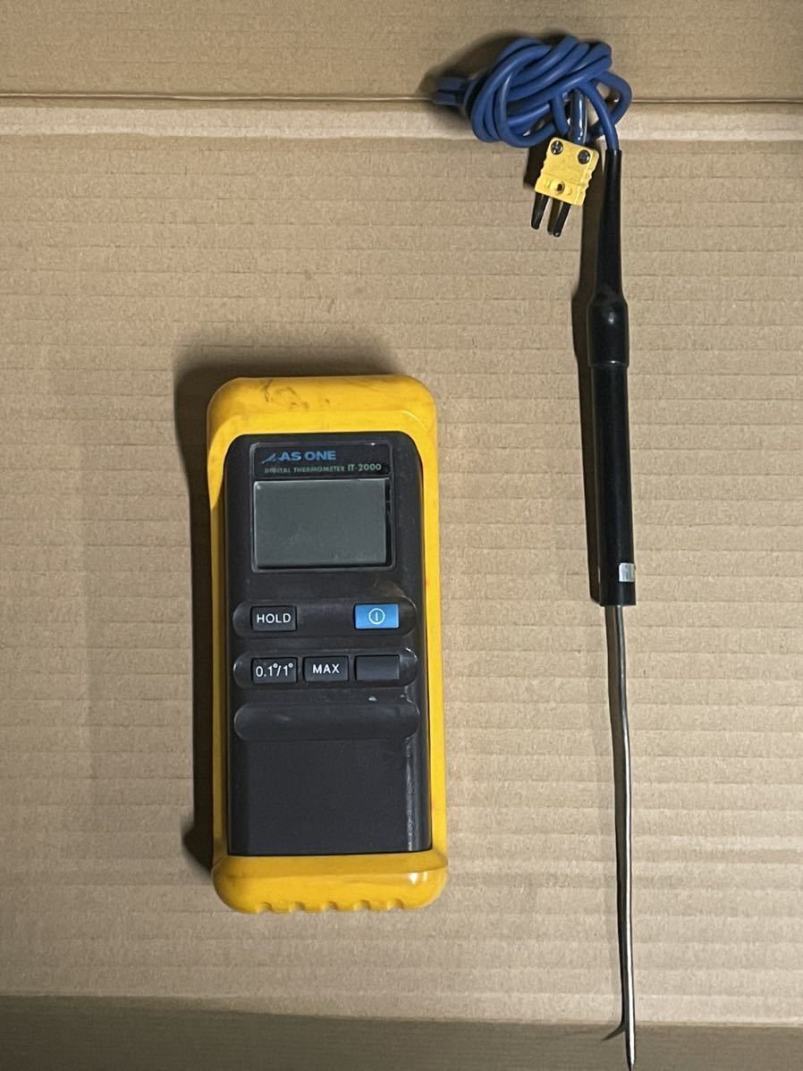 Yahoo!オークション - アズワン 1-5455-02 デジタル温度計 IT-2000