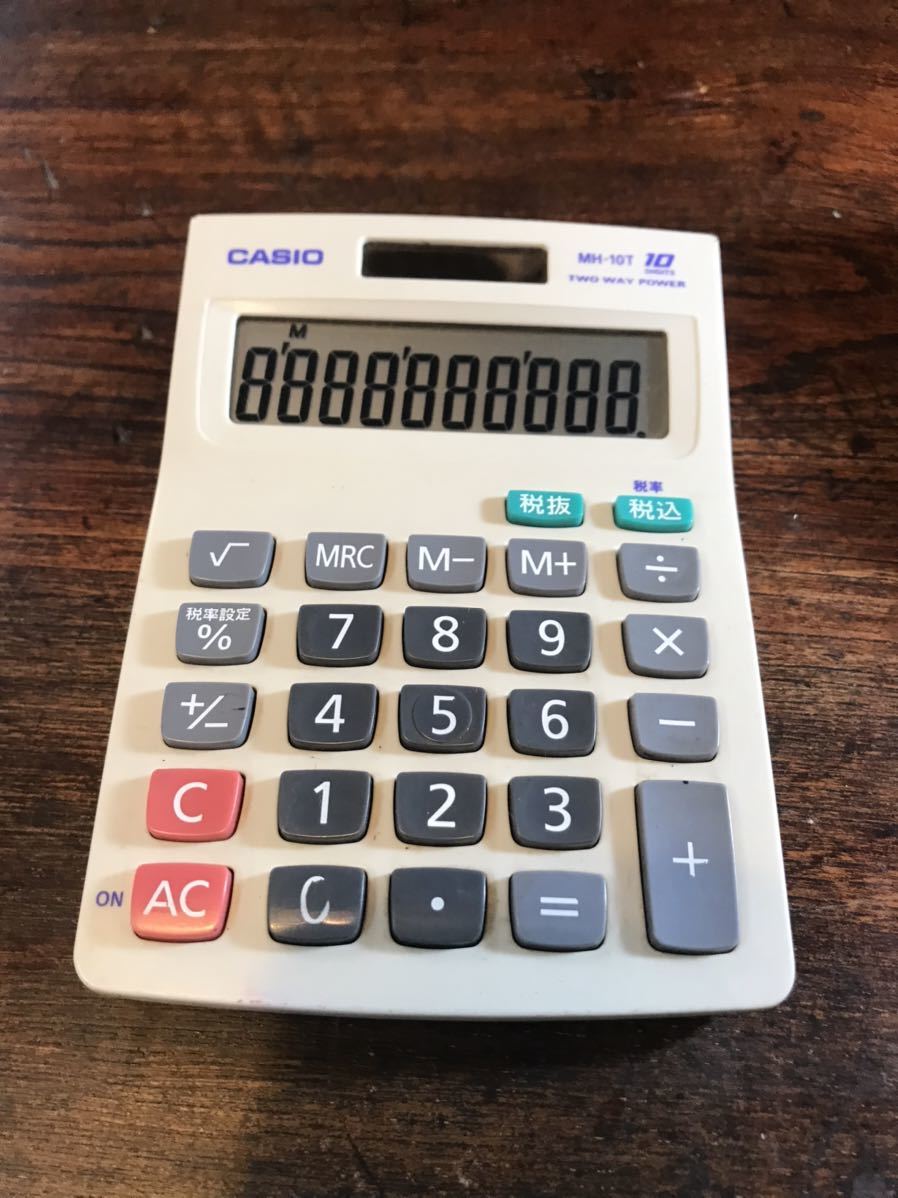 Yahoo!オークション - 送料無料 中古 CASIO mh-10t 10デジット ツーウ...