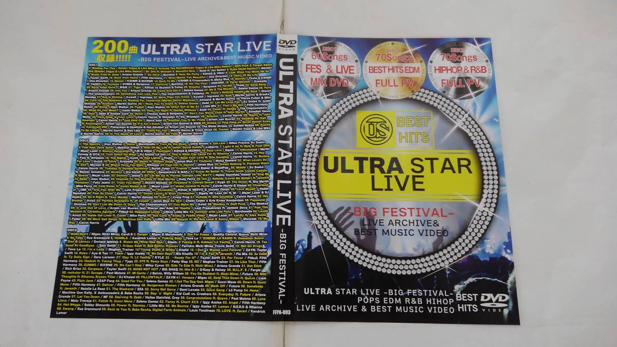 Yahoo!オークション - Y9 03376 - ULTRA STAR LIVE -BIG FESTIVAL- 3枚...