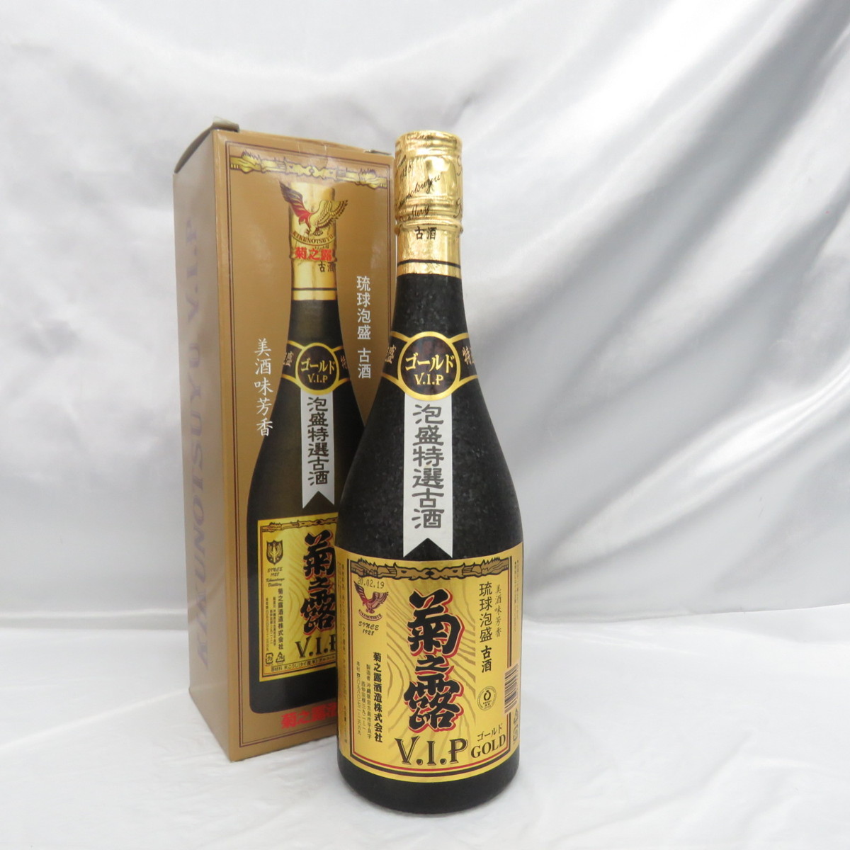 Yahoo!オークション - 【未開栓】菊乃露 VIP GOLD 琉球泡盛 古酒 720ml...
