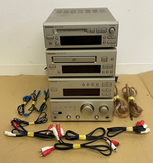Yahoo!オークション - A236-K22-3578 ONKYO オンキョー MD-105 / C-705...