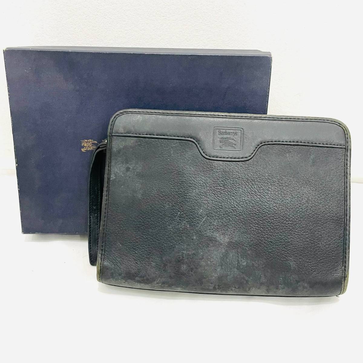 Yahoo!オークション - 5068 1 BURBERRYS バーバリー クラッチ セカンド...