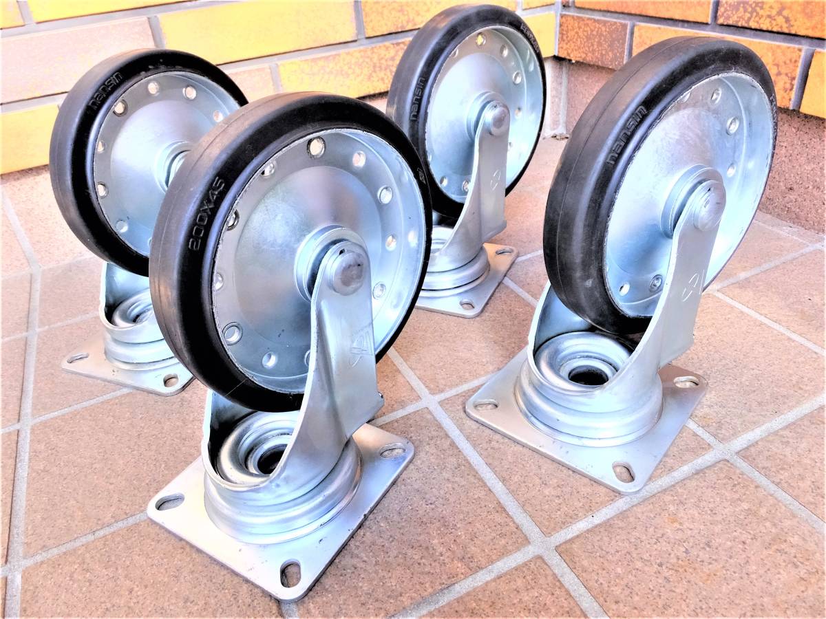 Yahoo!オークション - ナンシン製 自在式キャスター 型式 M－200 ...