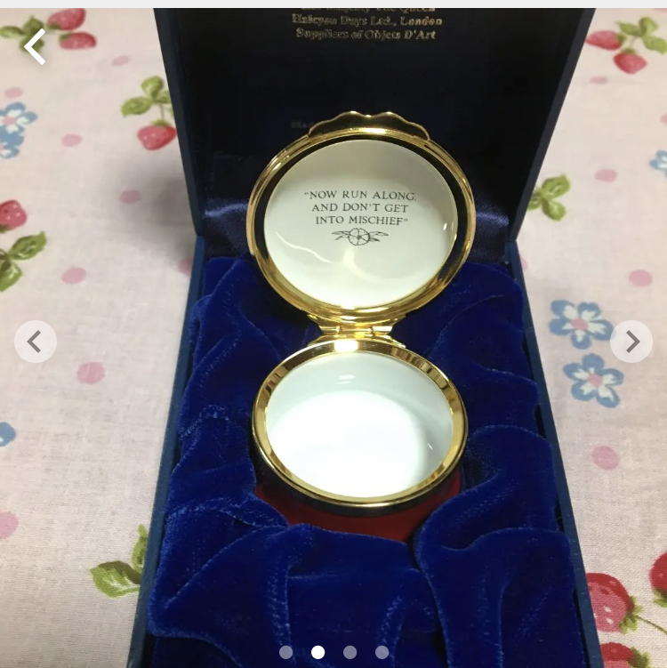 稀少レアピーターラビットハルシオンデイズエナメルケース 稀少レアピーターラビットハルシオンデイズエナメルケース