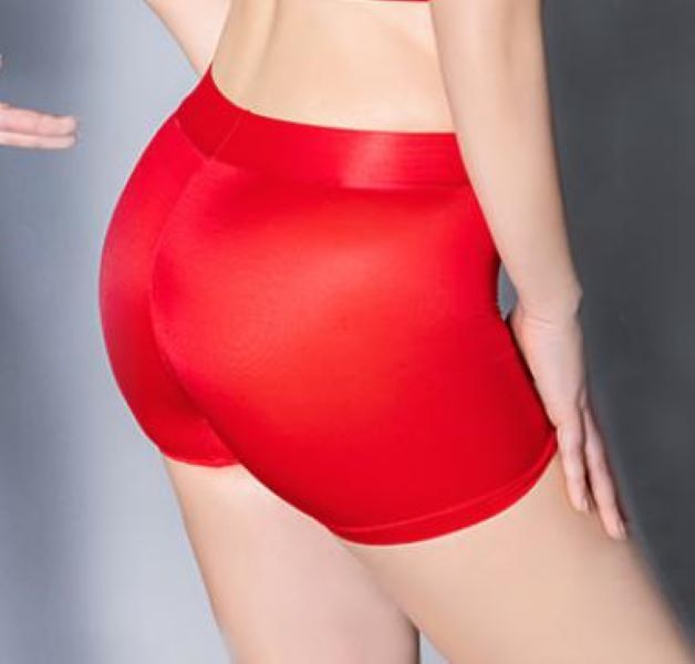 Yahoo!オークション - P409(RD)M ボクサー 透ける 光沢素材 下着 コス...