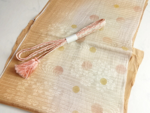 Yahoo!オークション - 17k 水玉 夏の帯揚げ帯締めセット 訪問着 小紋 ...