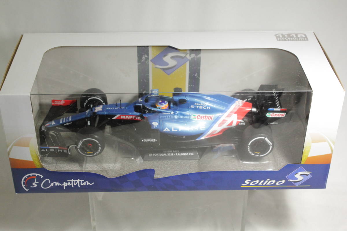 Yahoo!オークション - Solido 1/18 アルピーヌ A521 アロンソ 2021年 ...