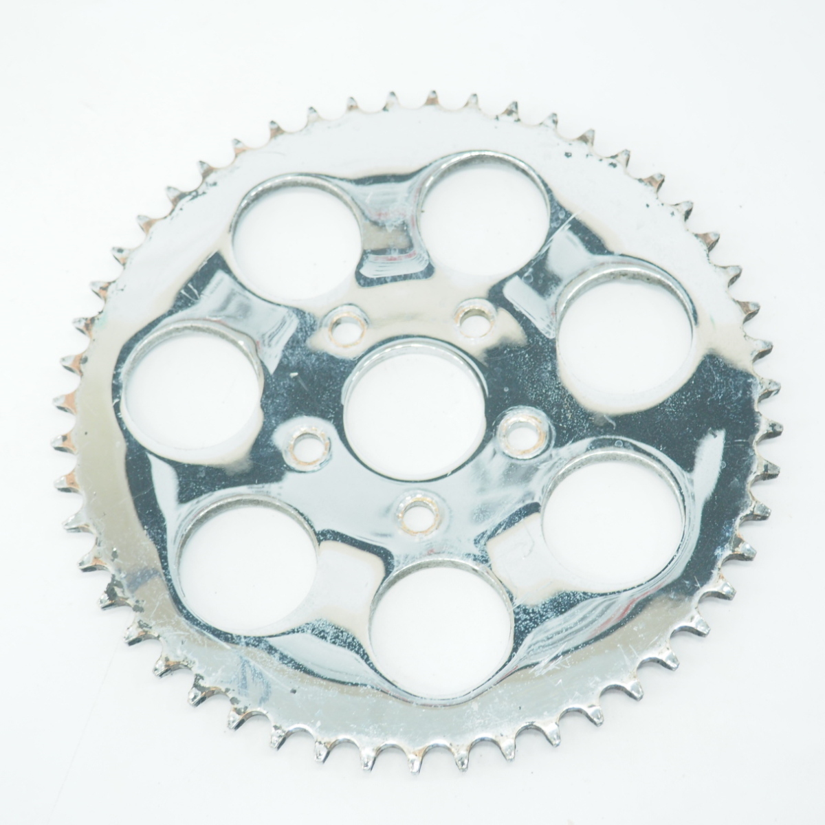 Yahoo!オークション - ハーレー.ショベル.クロームスプロケット.51T.FL...