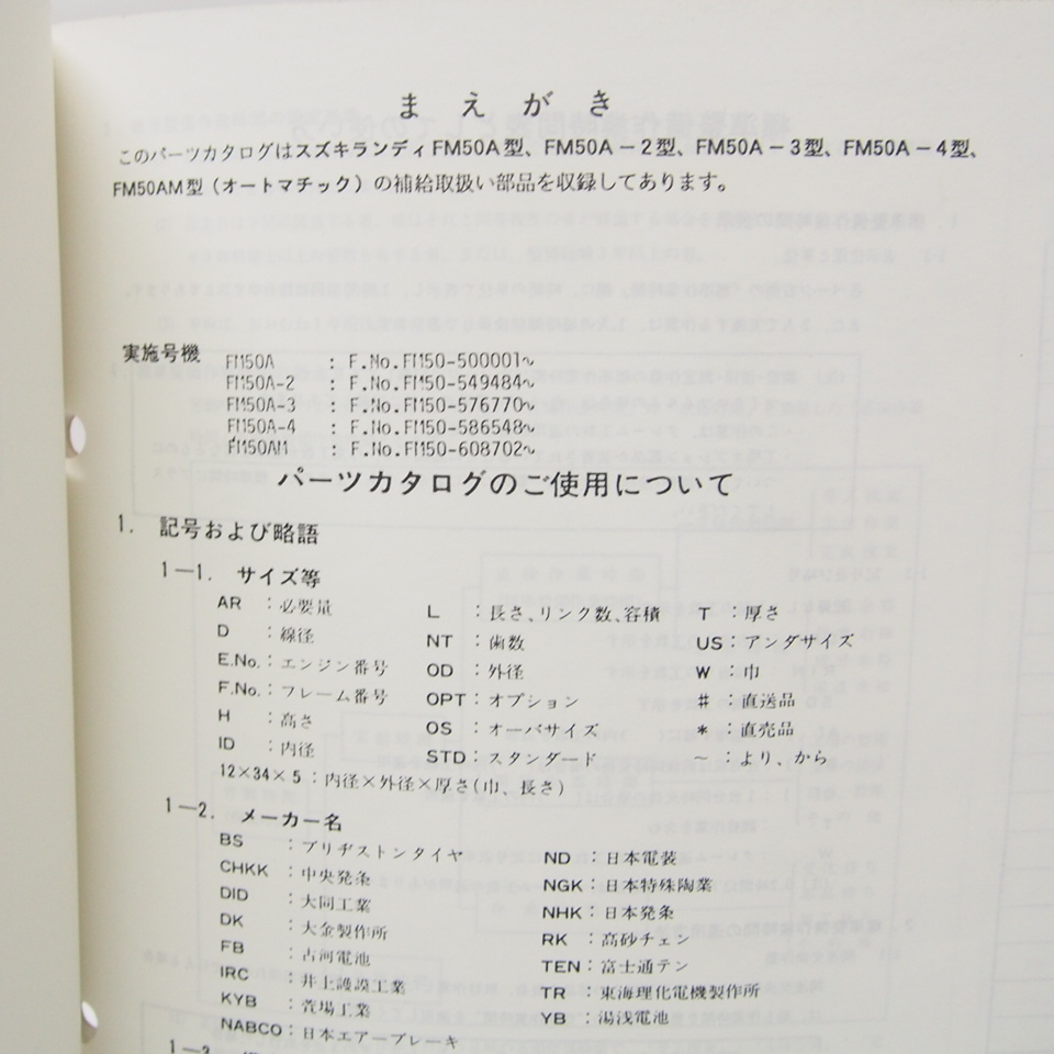 Yahoo!オークション - 2版ランディFM50AパーツリストFM50A/2/3/4/Mネコ...