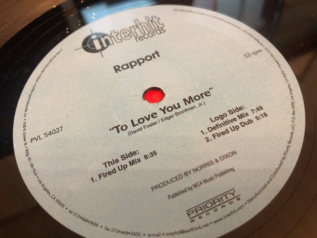 Yahoo!オークション - 12” Rapport / To Love You More / ユーロ・ヴ...