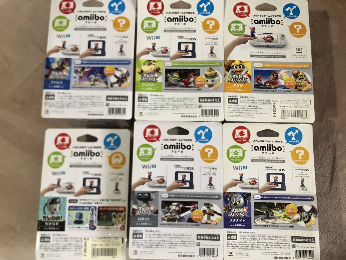 Yahoo!オークション - amiibo 6種 未開封part3