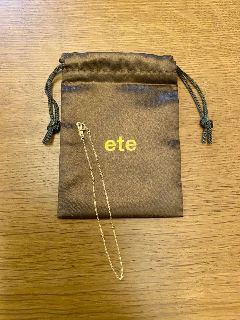 Yahoo!オークション - ete K18 ブレスレット エテ シンプル