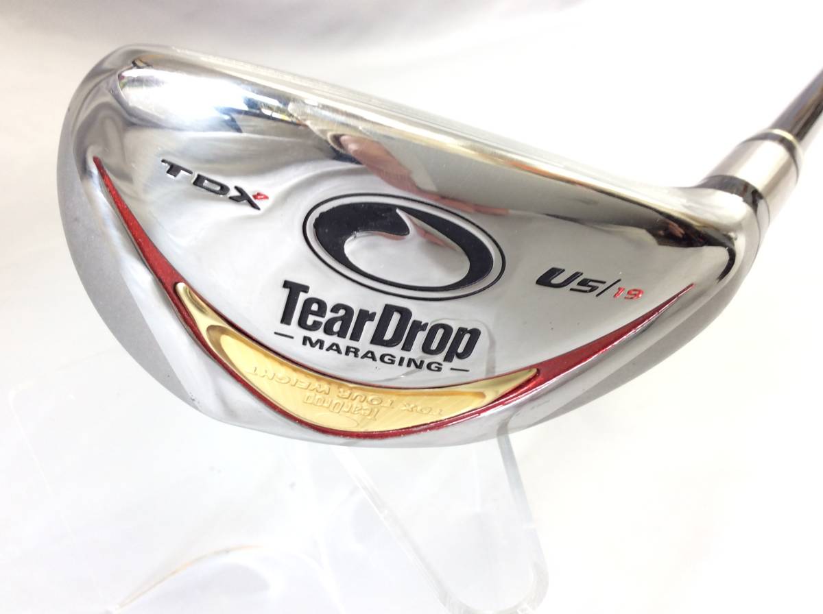 Yahoo!オークション - ゴルフ Tear Drop MARAGING TDX U5/19° ユーテ...