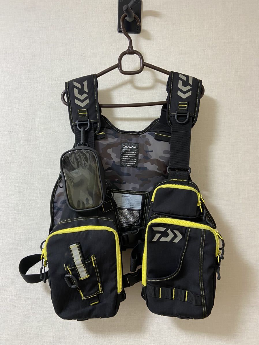 Yahoo!オークション - DAIWA DF-6403 フローティングベスト ライフジャ...