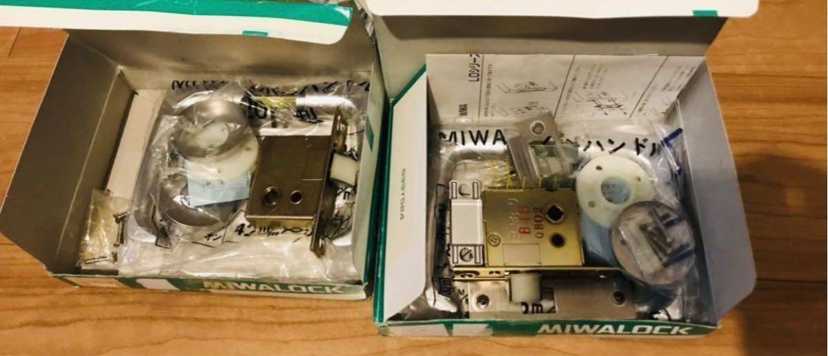 Yahoo!オークション - 2個セットMIWA LO20 LO-20 レバーハンドル空錠 ...