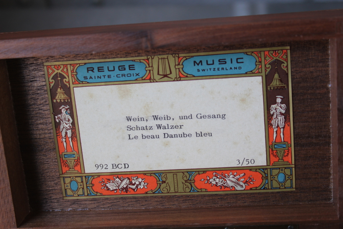 used リュージュ REUGE MUSIC スイス製 オルゴール 難有 CH3/50? used リュージュ REUGE MUSIC スイス製 オルゴール 難有 CH3/50?