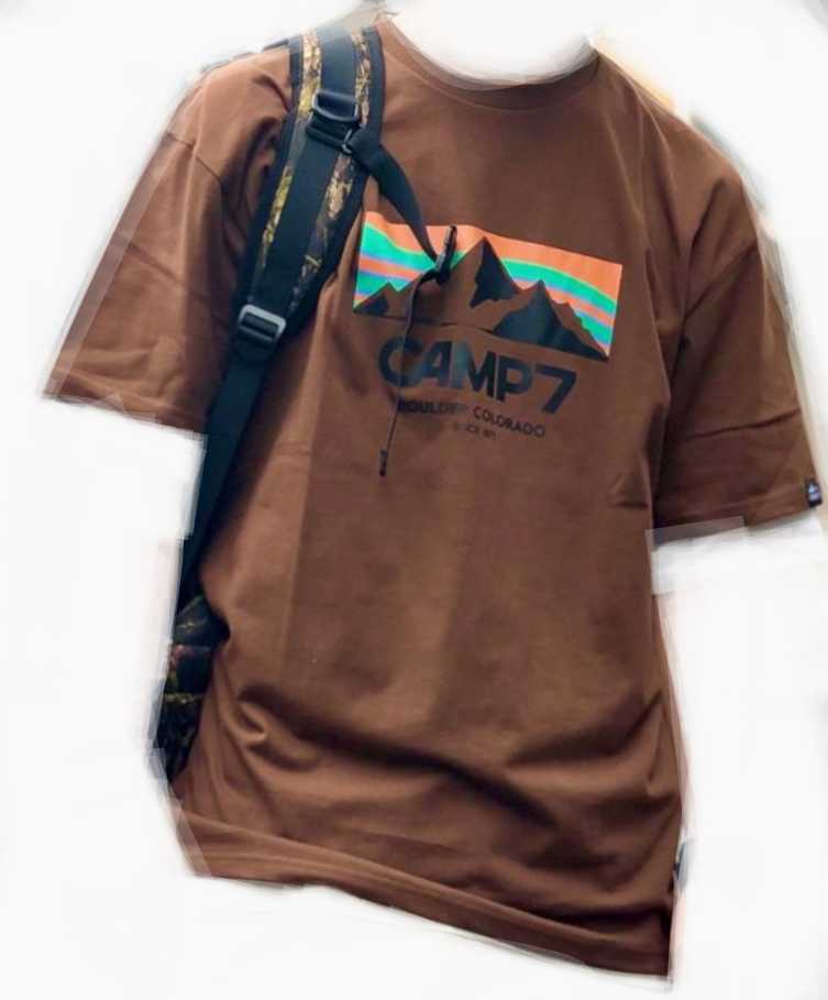 Yahoo!オークション - CAMP7 マウンテンロゴTシャツ
