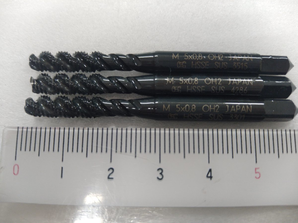 Yahoo!オークション - L042 OSG スパイラルタップ M5X0.8 OH2 HSSE SUS...