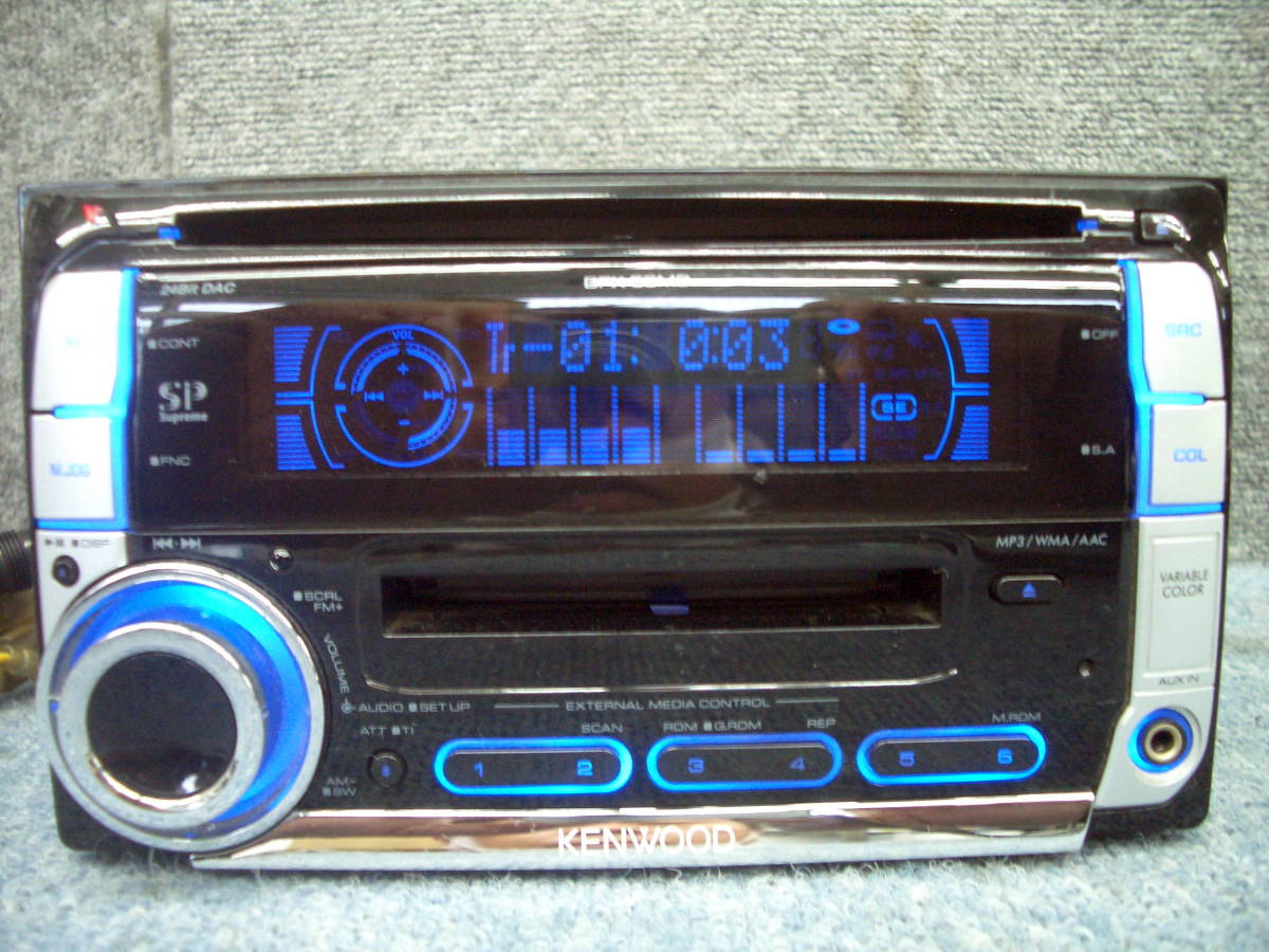 2204-Nn26 KENWOOD ケンウッド CD&MD デッキ ステレオ DPX50MDD CD/MD/FM/AM/フロントAUX 日産配線 み(ケンウッド)｜売買されたオークション情報 ...