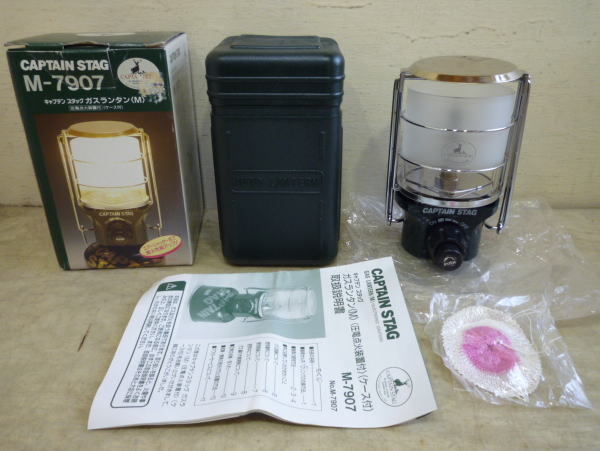 Yahoo!オークション - CAPTAIN STAG ガスランタン M-7907 圧電着火 中...