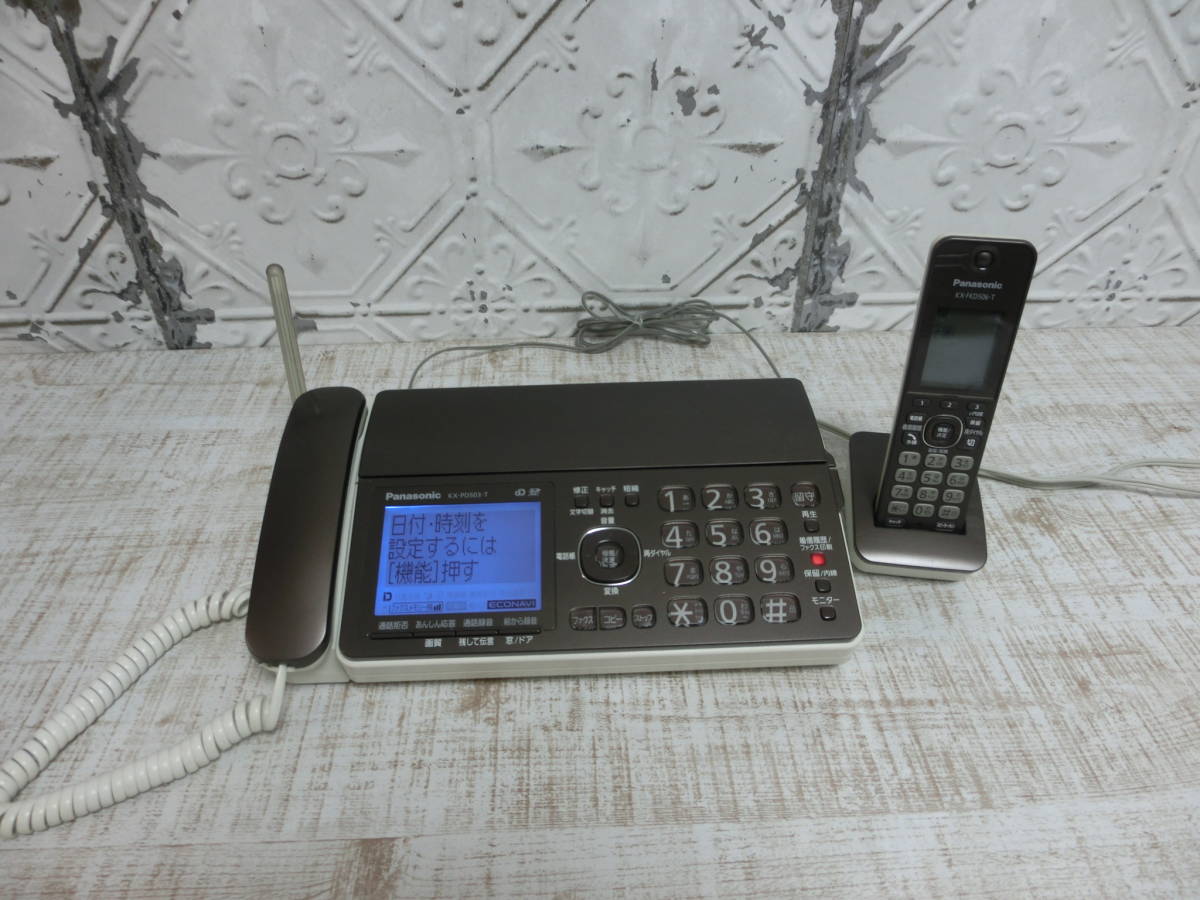 Yahoo!オークション - c147 Panasonic パナソニック KX-PD503DL パー...