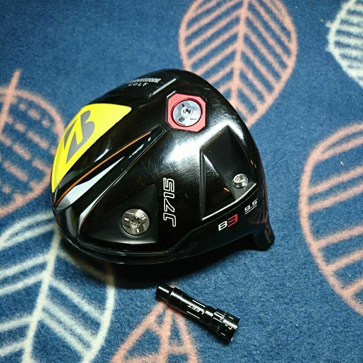 Yahoo!オークション - ヘッド単品ドライバー 黄色 J715 B3 9.5度 ブリ...