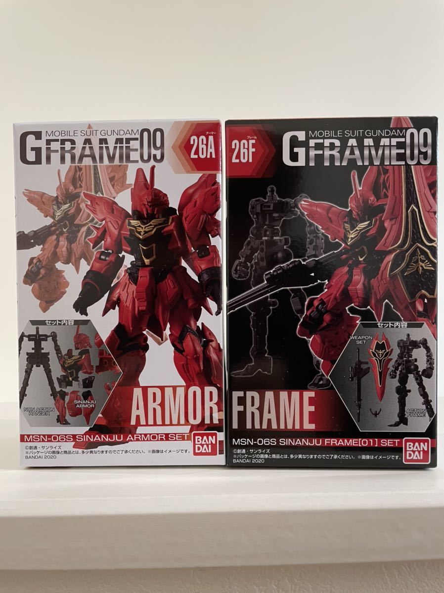 Yahoo!オークション - ガンダム Gフレーム09 シナンジュ 26A.Fセット ...