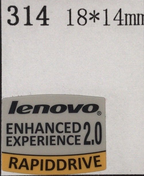 Yahoo!オークション - 314# 【Lenovo ENHANCED EXPERIENCE2.0】エンブ...