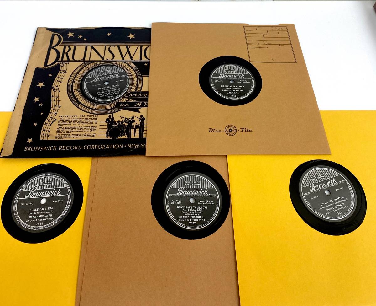 Yahoo!オークション - I728/JAZZ SP/米Brunswick 5点セット