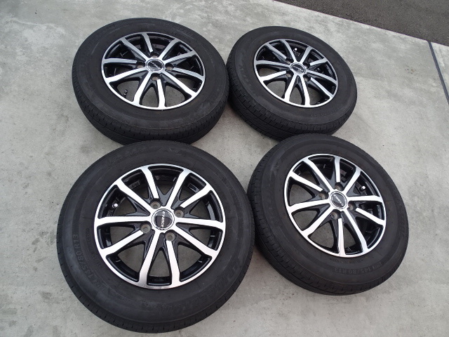 Yahoo!オークション - 1000円～13in軽自動車全般 ブラポリアルミ＆145/...