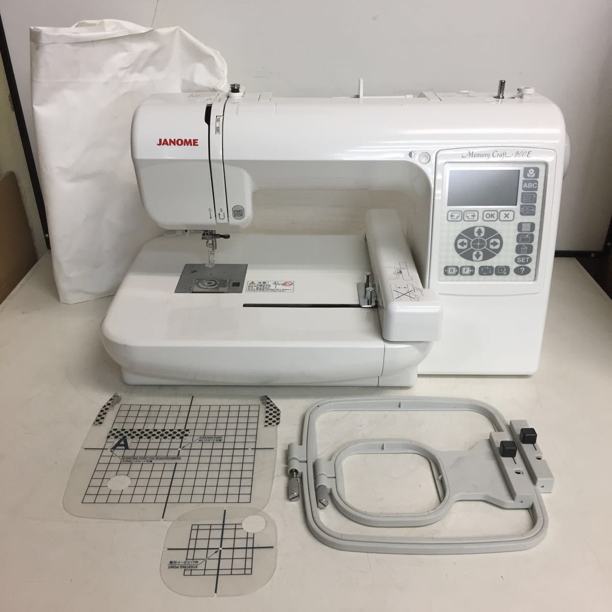 Yahoo!オークション - P852 JANOME MODEL 856型 Memory Craft 200E 刺...
