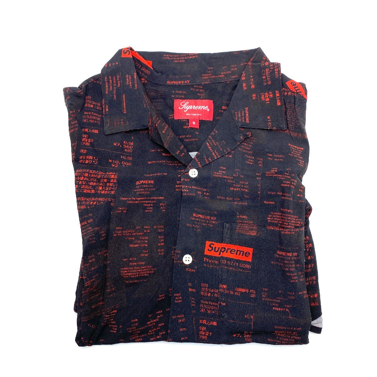 Yahoo!オークション - 【美品】シュプリーム/Supreme 20fw Receipts Ra...