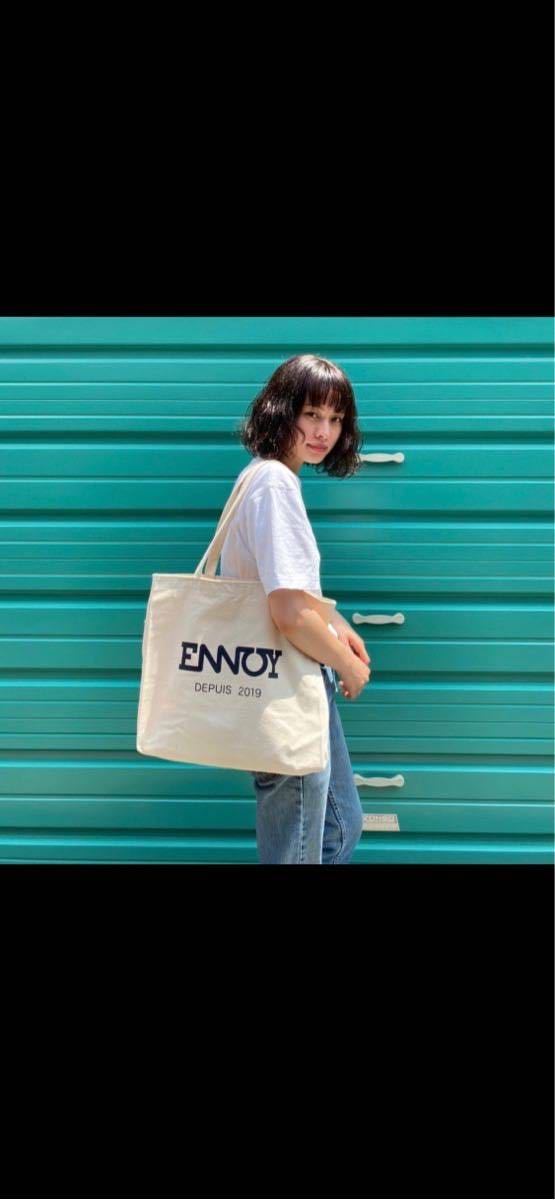 Yahoo!オークション - ENNOY TOTE BAG エンノイ トートバッグ BLACK