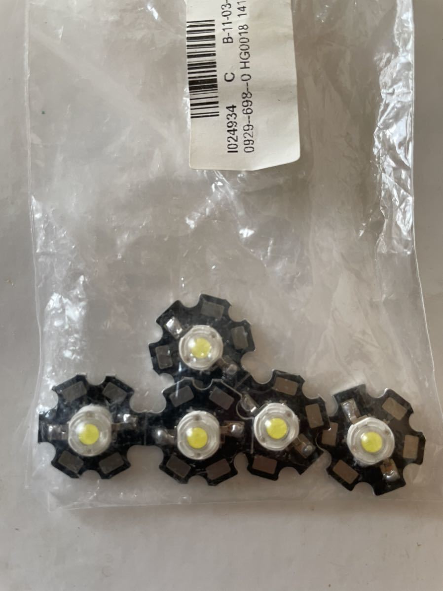 Yahoo!オークション - LED 1W 5個セット 白色