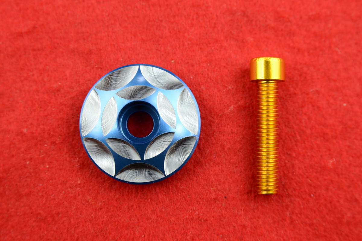 Yahoo!オークション - 即決 XON XHS-07_BU A6061-T6 トップキャップ 軽...