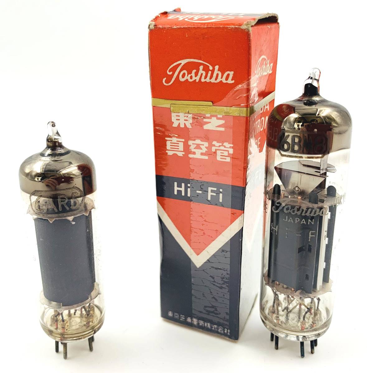 Yahoo!オークション - toshiba 東芝 真空管 2本 まとめて Hi-Fi 6BM8 ...