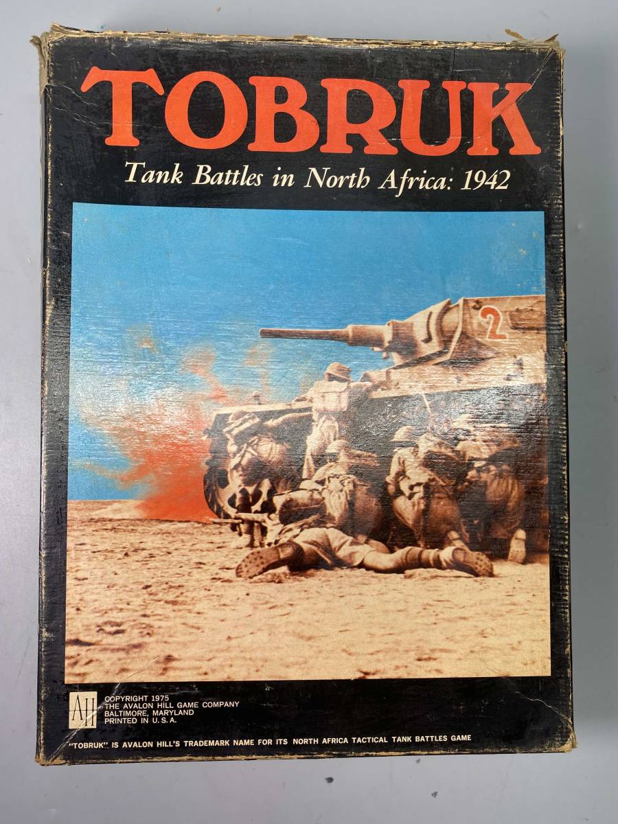 Yahoo!オークション - 4＃G/B009 AH アバロン ヒル TOBRUK トブルク 戦...