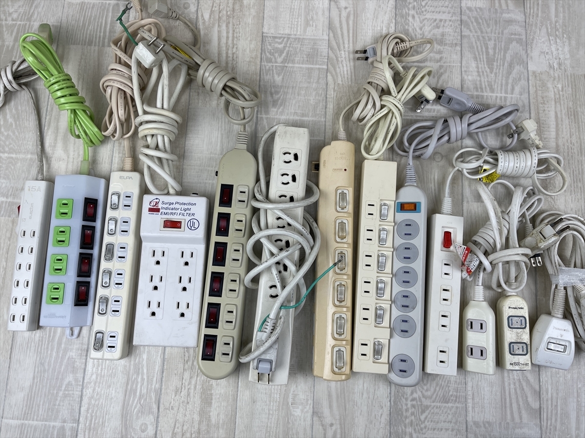 Yahoo!オークション - k824 電源タップ 延長コード OAタップ コンセン...