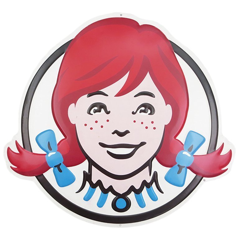 Yahoo!オークション - WENDY'S アメリカン ダイカット エンボス メタル...