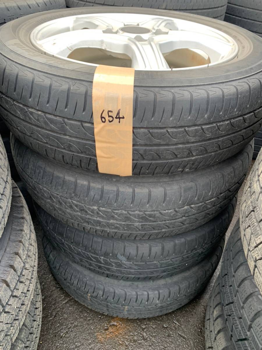 Yahoo!オークション - Y654 155/65R14 YOKOHAMA ヨコハマ 2015年 PCD10...