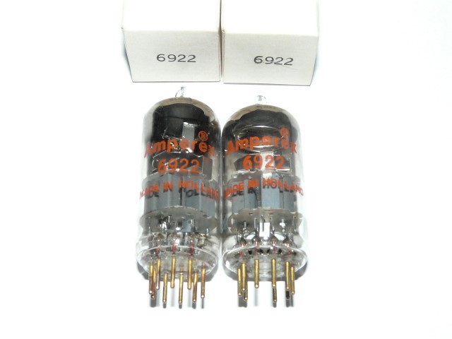 Yahoo!オークション - 未使用 Amperex 6922 (6DJ8) 高信頼管 金足 真...